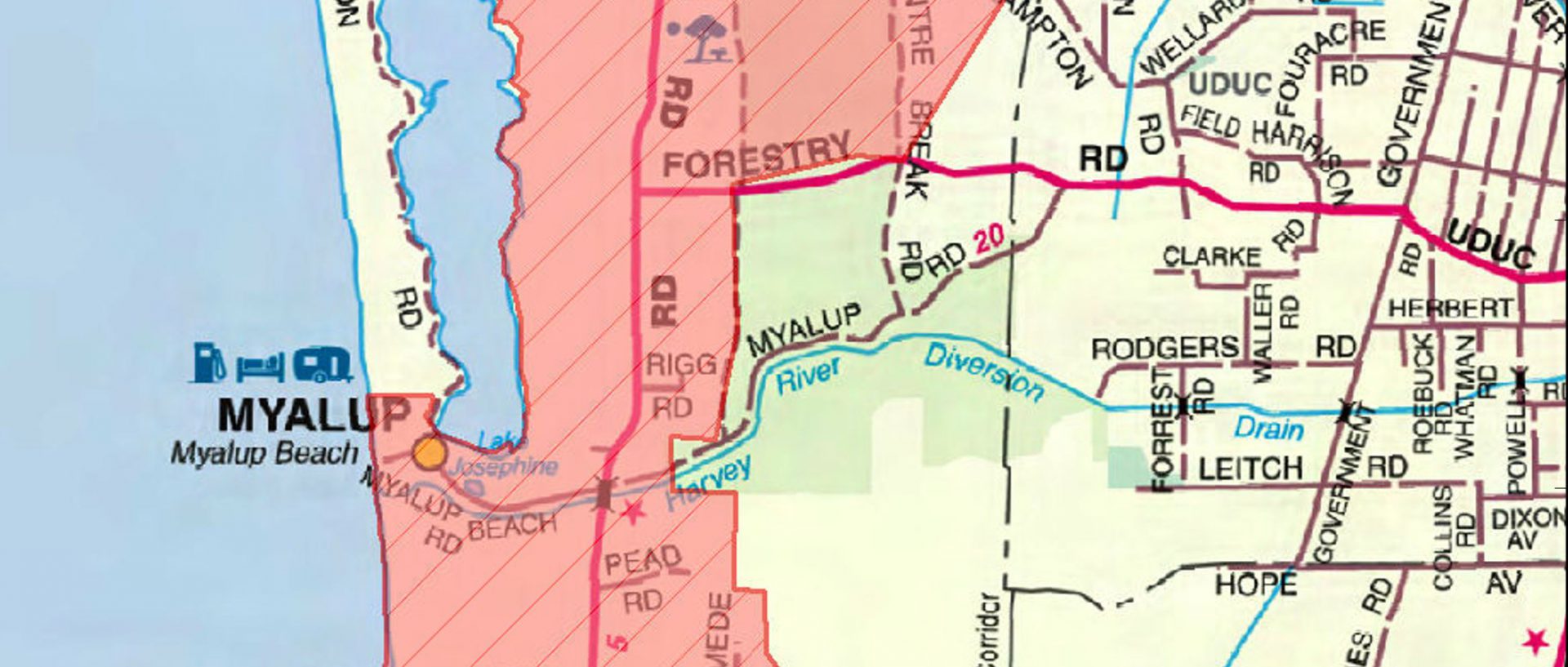 Harvey River Diversion Drain - Harvey Region
